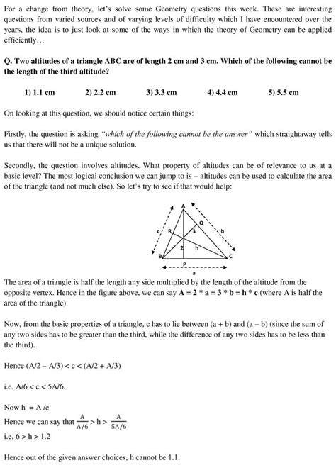 Triangles Examples 1 Cat Holics