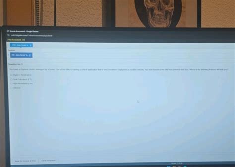 question no 5 you have a vsphere cluster managed by vcenter one of the