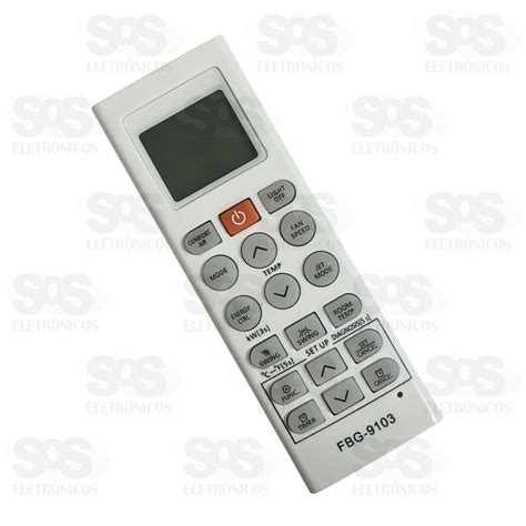 Controle Remoto Para Ar Condicionado LG FBG 9103