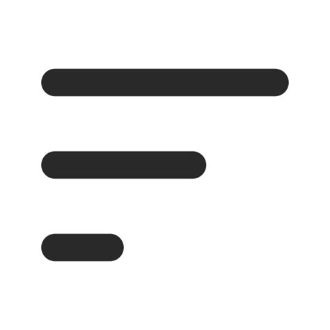 Left Align Generic Basic Outline Icon