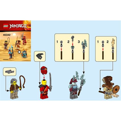 Lego Ninjago Minifigure Set Instructions Brick Owl Lego Marketplace