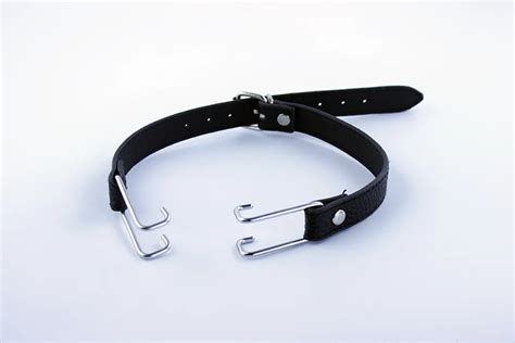 Buy Free Shipping Leather Steel Open Mouth Gags Mouth