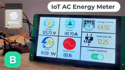 Iot Ac Energy Meter With Esp32 And Hdmi Display