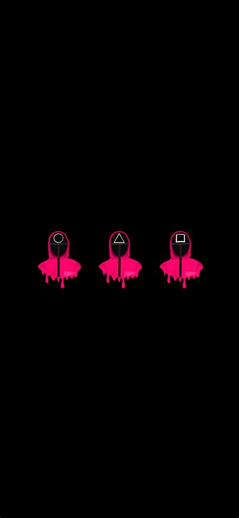 Circle Triangle Square Squid Game 1440x3120 R Amoledbackgrounds