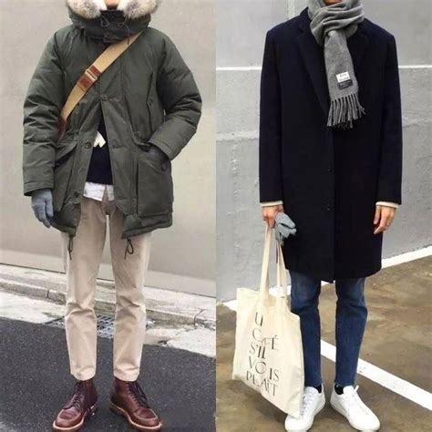 冬日男士穿搭，上班族和学生党都适用哦~tips羽绒服层次
