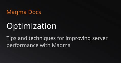 optimization