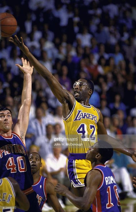 News Photo Nba Finals Los Angeles Lakers James Worthy In James