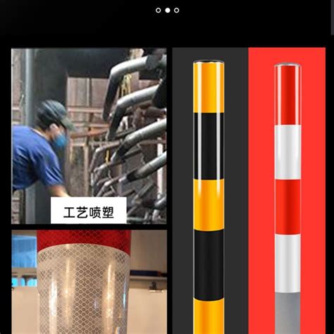 鋼管警示柱反光示警樁道口標柱路障柱固定路樁分道隔離樁道路防撞 Yahoo奇摩拍賣