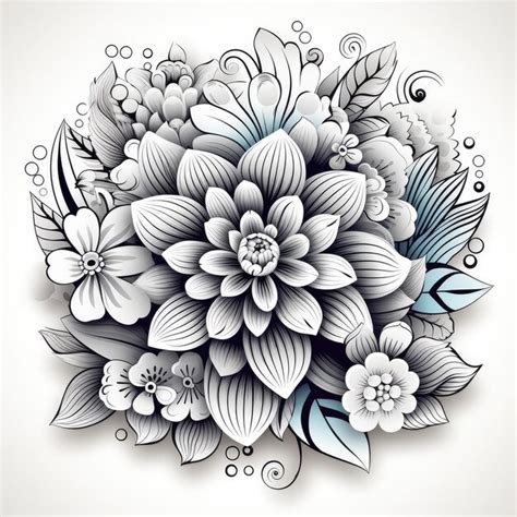 Premium Ai Image Mandala Design On White Isolated Background Boho