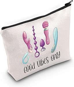 Adult Design Naughty Sexy Gift Masturbation Kit Good Vibes Vibrator Zipper Pouch Sex Toy