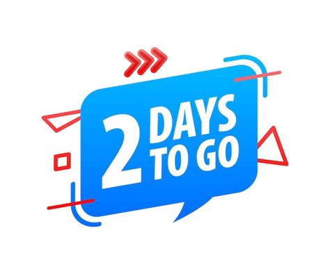 Premium Vector 2 Days To Go Icon Days Left Badges Offer Countdown Date Number Timer Hourglass Icon