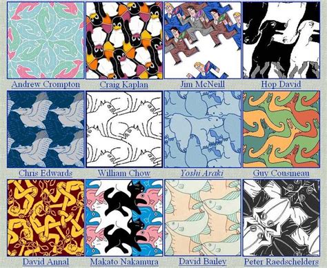 Examples Of Tessellations Math Art Projects Math Art Classroom Art