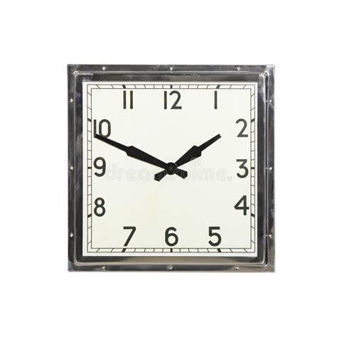 Square Clock Stock Image Image Of Second Object Image