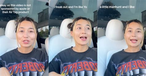 My Tracker Shows That It Is In Your Car This Woman Confronted A Man After Tracking Her