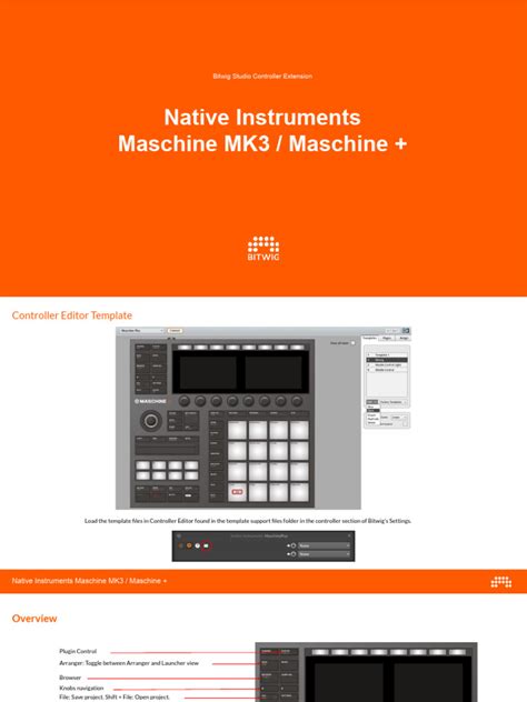 bitwig maschine mk3 plus pdf synthesizer software