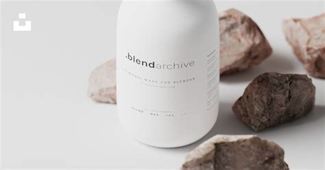 바위 옆에 놓인 약병 사진 Unsplash의 무료 병 이미지