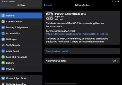 IOS Beta IPadOS Beta Released For Testing