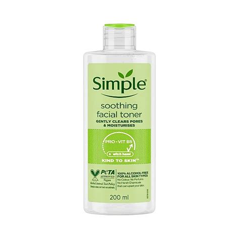 Simple Kind To Skin Soothing Facial Toner 200ml