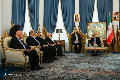آخرین خبر عکس دیدار هیات حماس با احمدیان دبیر شورای عالی امنیت ملی