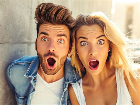 Premium Ai Image A Handsome Man And A Beautiful Woman Showed