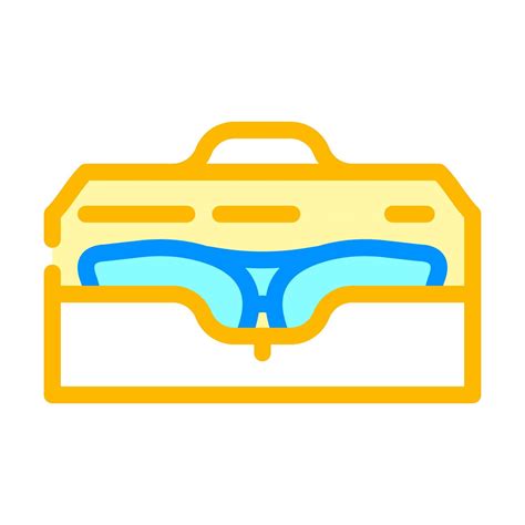 Case For Glasses Color Icon Vector Illustration 8276423 Vector Art At