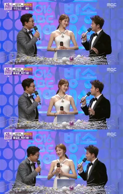 Mbc 연예대상 이성경 우결 같이 하자는 전현무에 묵묵부답 폭소 비즈엔터