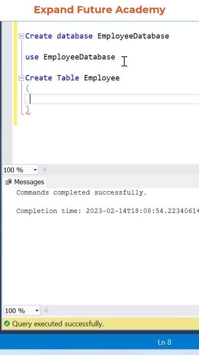 Sql One Minute Tutorial 004 Expand Future Academy Shorts Programming