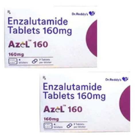 Azel 160mg Capsules Enzalutamide 160mg Capsules Dr Reddys