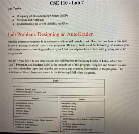 Solved CSE 110 Lab 8 Lab Topics Variable Scopes Object Chegg