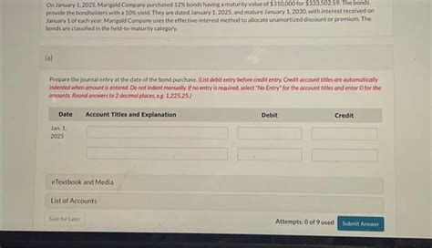 Solved On January 1 2025 Marigold Company Purchased 12