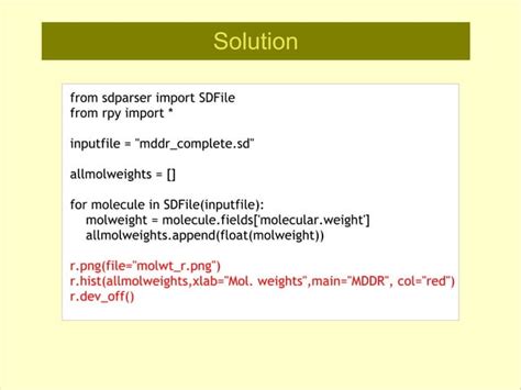 Python For Chemistry Ppt