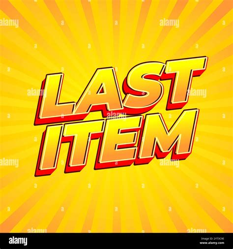 Last Item Text Effect Design In Bold Font With Bold Colors For Digital