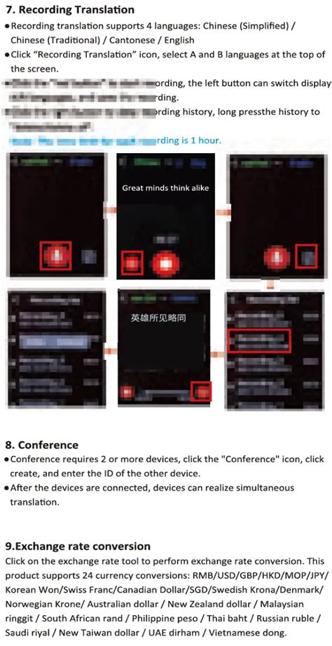 Intelvoice T Ai Language Translator Device User Manual