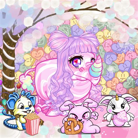 My Newly Painted Candy Tonu Is 100 The Prettiest Neopet In Neopia