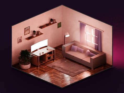 Room Blender 3d On Behance