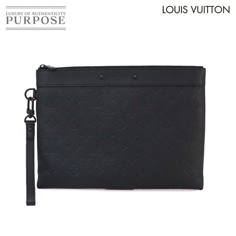 【楽天市場】【新品同様】 ルイ ヴィトン Louis Vuitton モノグラム シャドウ ポシェット トゥ ゴー クラッチ バッグ レザー