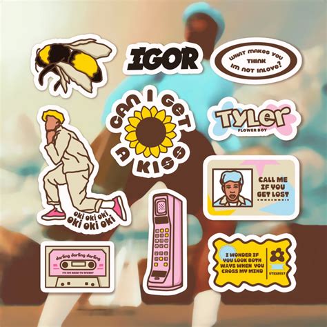 Tyler The Creator Sticker Pack Shopee Philippines