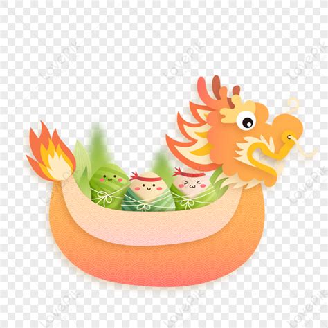 용 일러스트 보트 축제 Zongzi커스텀전통만화 Png 일러스트 무료 다운로드 Lovepik