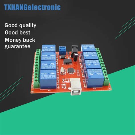 V USB Relay Channel Programmable Computer Control For Smart Home New In Integrated Circuits