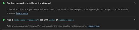 even a simple html page gives the content sized correctly for viewport