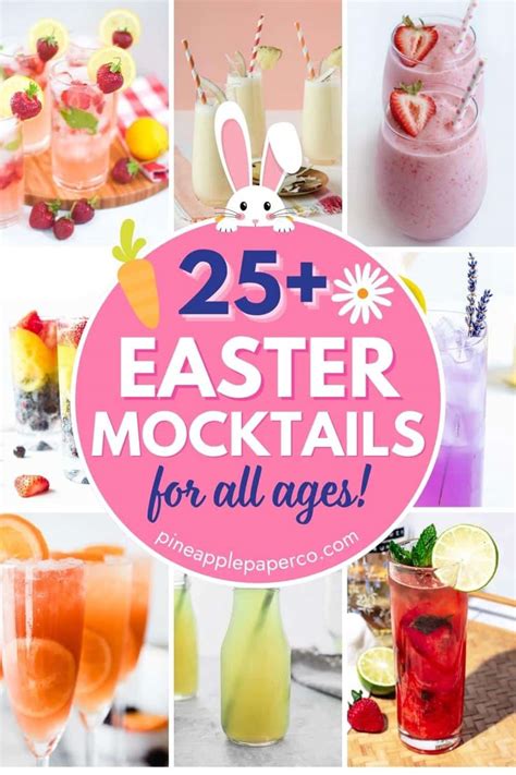 25 Refreshing Mocktails For Easter Brunch Easter Brunch Drinks