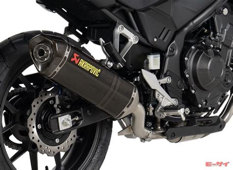出たっ！cbr400r／nx400（2024）用やyzf R25（2024）用などの「アクラポヴィッチ×jmca政府認証マフラー」が新設定