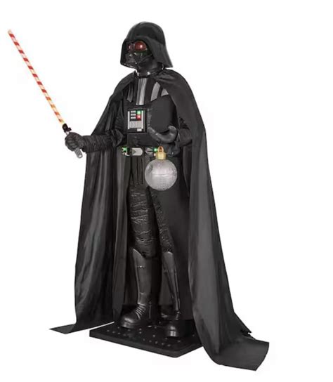 Disney Star Wars 7 Ft Animated Led Darth Vader Home Depot Animatronic