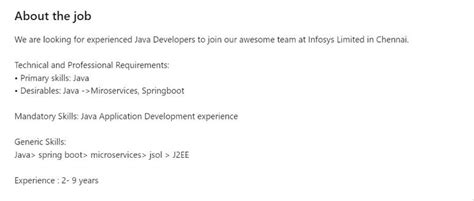 Jones Sathya On Linkedin Java Javadeveloper Javajobs Dailypost