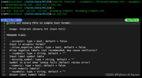 Kaldi语音识别技术八 整合hclg Csdn博客