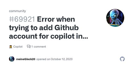 Error When Trying To Add Github Account For Copilot In Vs2022