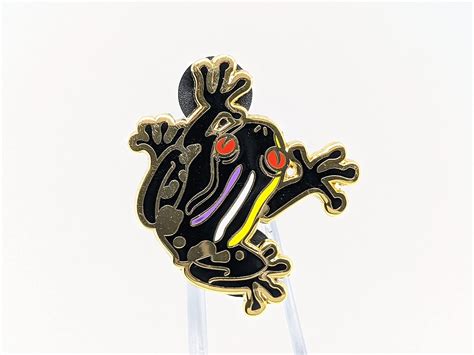 Buy Nonbinary Frog Pin Nonbinary Pride Tree Frog Enamel Pin In Subtle