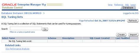 Oracle Base Sql Performance Analyzer In Oracle Database 11g Release 1