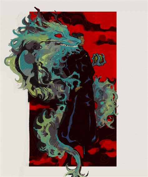 Getou Suguru Jujutsu Kaisen Drawn By Kaeikki Danbooru