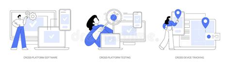 Crossplatform Framework Stock Illustrations 121 Crossplatform